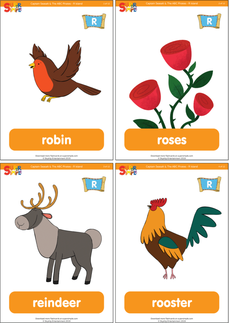 A Race to Find Treasure on "R" Island - Super Simple