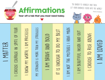 Spreadable Joy: Post-It Note Affirmations - Super Simple