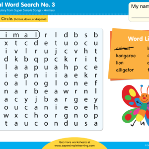 Christmas - Word Search #5 - Super Simple