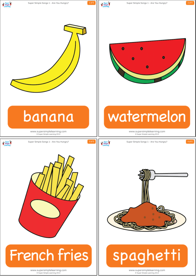 Are You Hungry? Flashcards - Super Simple