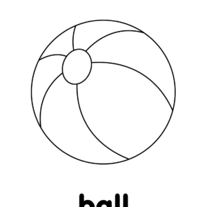 Line Up! Coloring Page - Super Simple