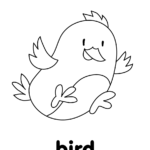 Line Up! Coloring Page - Super Simple