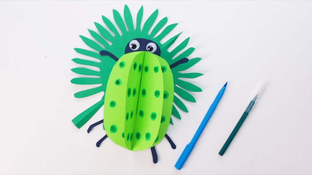 Polka Dot Bug Craft - Super Simple