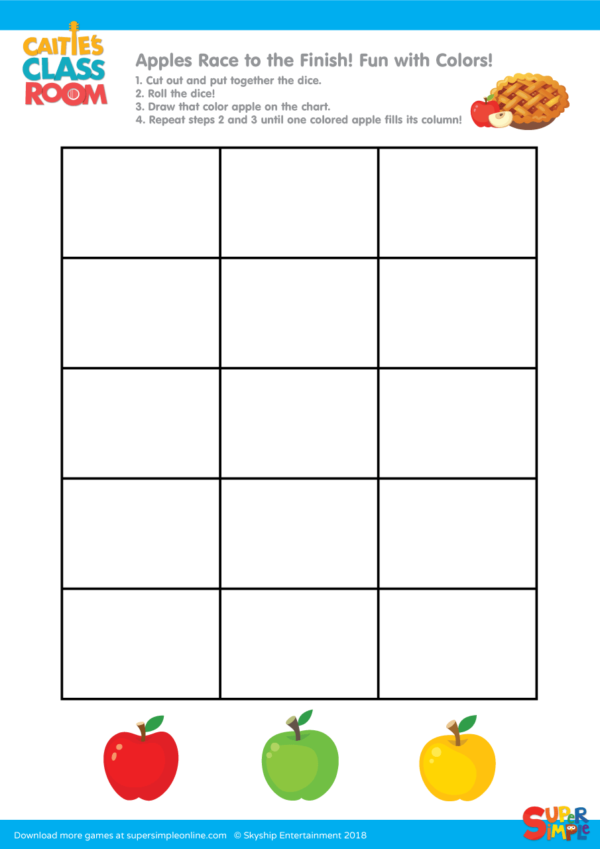 Apples Race to the Finish! Fun with Colors! - Super Simple