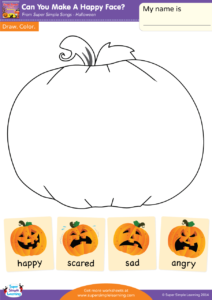 Can You Make A Happy Face? Worksheet - Make A Face - Super Simple