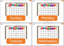 Days Of The Week Flashcards - Super Simple