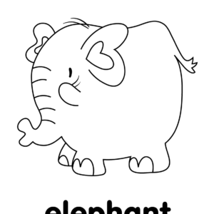 Line Up! Coloring Page - Super Simple