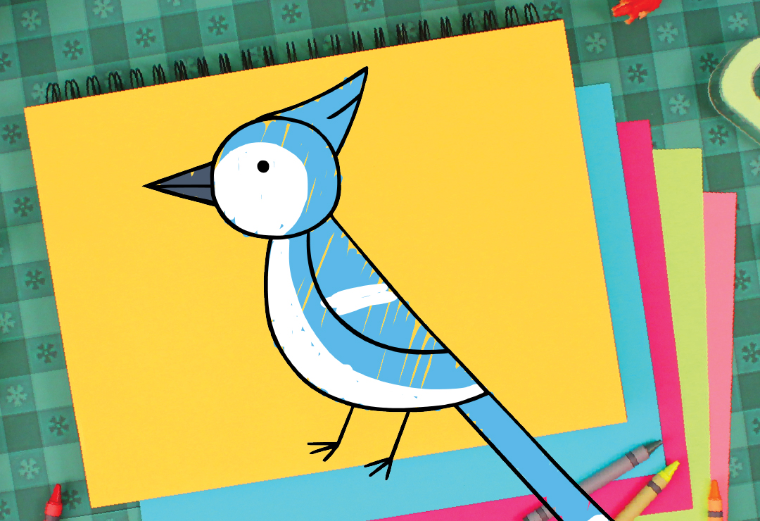 How To Draw A Bird - Super Simple