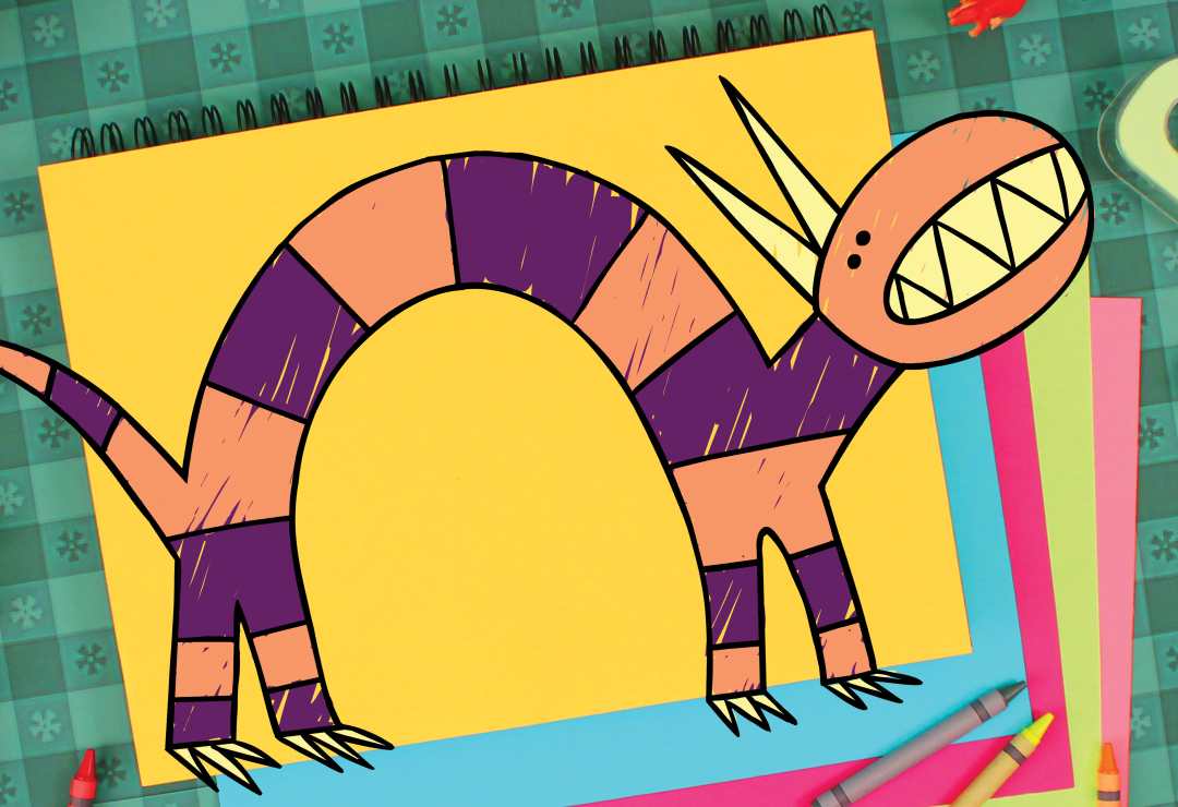 How To Draw A Monster - Super Simple