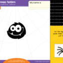 Five Creepy Spiders Worksheet - Color, Count, & Write - Super Simple