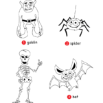 Go Away! Worksheet - Match & Color - Super Simple