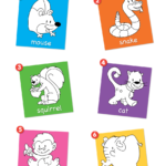 I Have A Pet Worksheet - Vocabulary Coloring - Super Simple