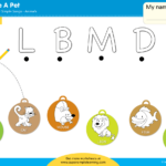 Give Me Something Good To Eat Worksheet - Uppercase Letter Matching (1 ...