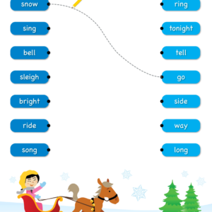 Jingle Bells Worksheet - Fill In The Blanks - Super Simple