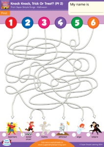 Knock Knock, Trick Or Treat? (Part 2) - Super Simple Songs