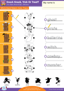 Knock Knock, Trick Or Treat? - Super Simple Songs