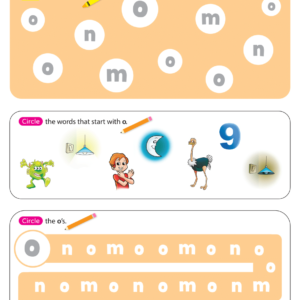 Letter Recognition & Phonics Worksheet - e (lowercase) - Super Simple