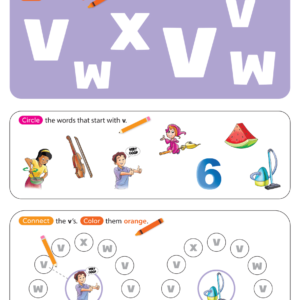 Letter Recognition & Phonics Worksheet - E (Uppercase) - Super Simple