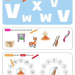 Letter Recognition & Phonics Worksheet - P (Uppercase) - Super Simple