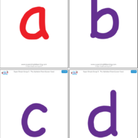 Alphabet Vocabulary Flashcards - Set 2 - Super Simple