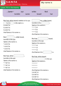 S-A-N-T-A - Super Simple Songs