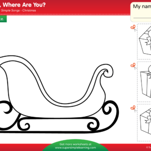 Santa's On His Way Worksheet - Find The Differences - Super Simple