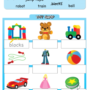 Walking In The Jungle Worksheet - Color & Write - Super Simple