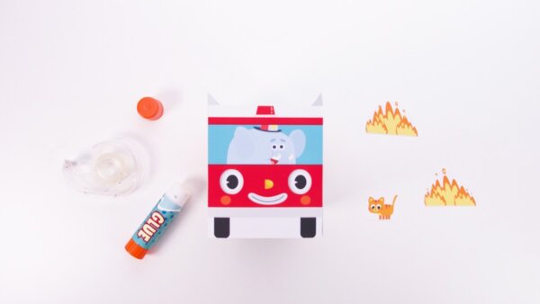 Here Comes The Fire Truck! Play Set Craft - Super Simple