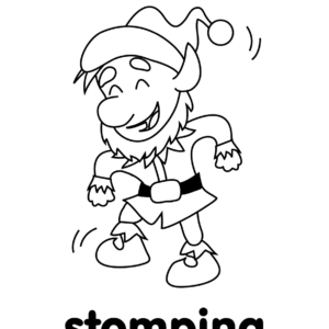 Line Up! Coloring Page - Super Simple