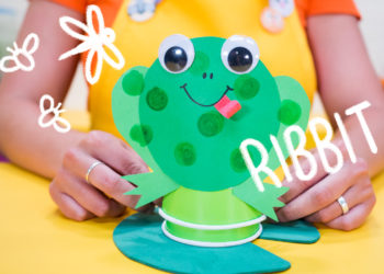 Jumping Frog Craft - Super Simple