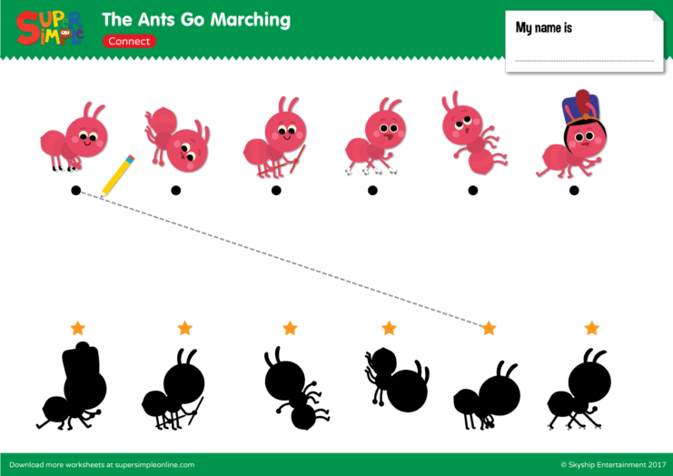 The Ants Go Marching - Connect - Super Simple