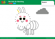 The Ants Go Marching - Connect & Color - Super Simple