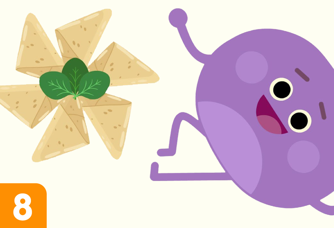 The Bumble Nums Make Swooping Spinach Pie - Super Simple