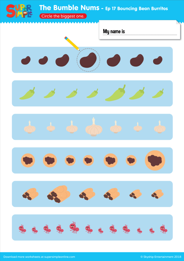 The Bumble Nums - Ep 17 - Which is bigger? - Super Simple