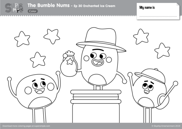 The Bumble Nums Color – Episode 30 – Enchanted Ice Cream Sundaes ...