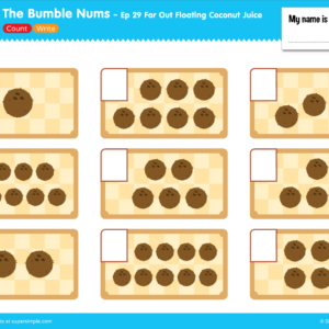 The Bumble Nums – Ep 30 – Connect - Super Simple