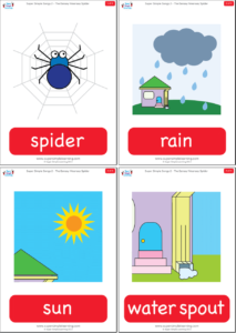The Itsy Bitsy Spider Flashcards - Super Simple