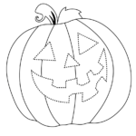 This Is The Way We Carve A Pumpkin Worksheet - Make A Jack-O'-Lantern ...