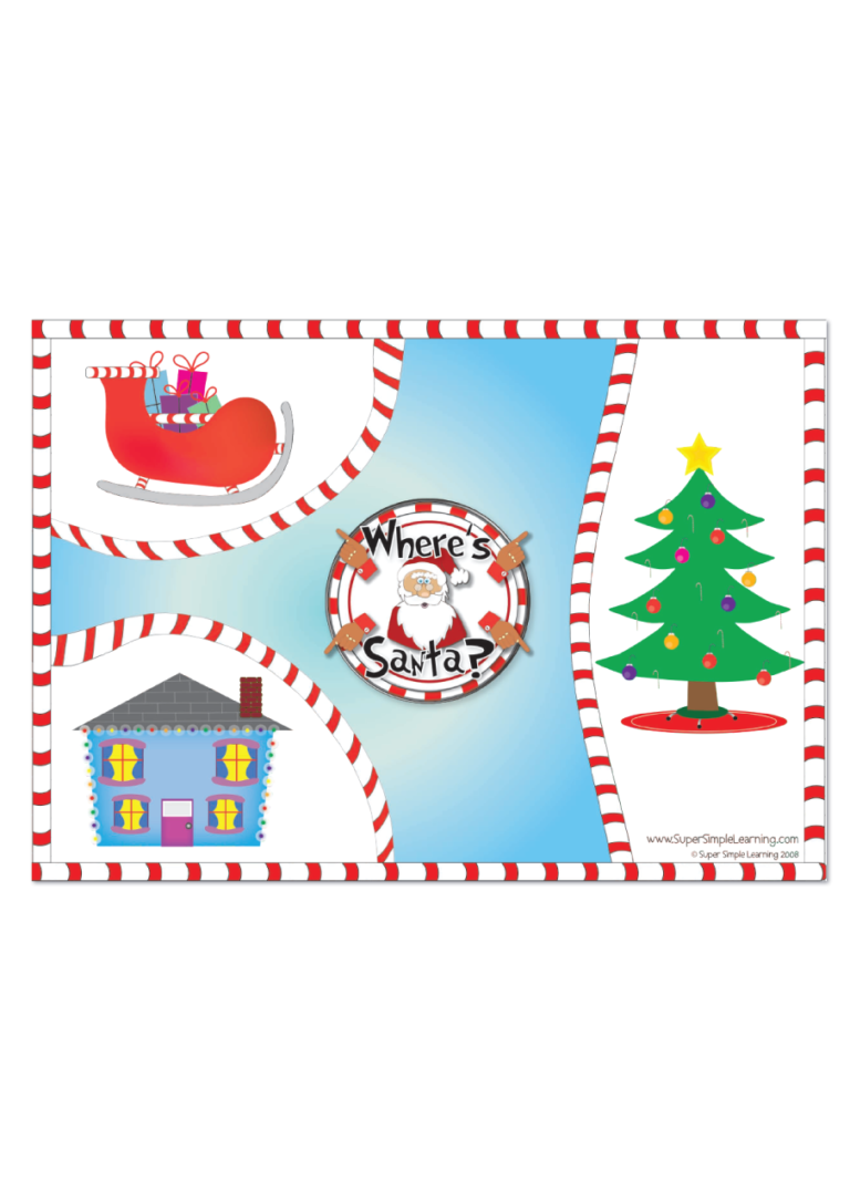 Where's Santa? Game #3 - Super Simple