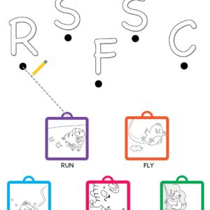 Open Shut Them Worksheet - Match - Super Simple